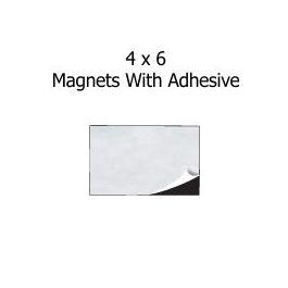 4x6 Adhesive Magnetic Sheets | emagnets.com